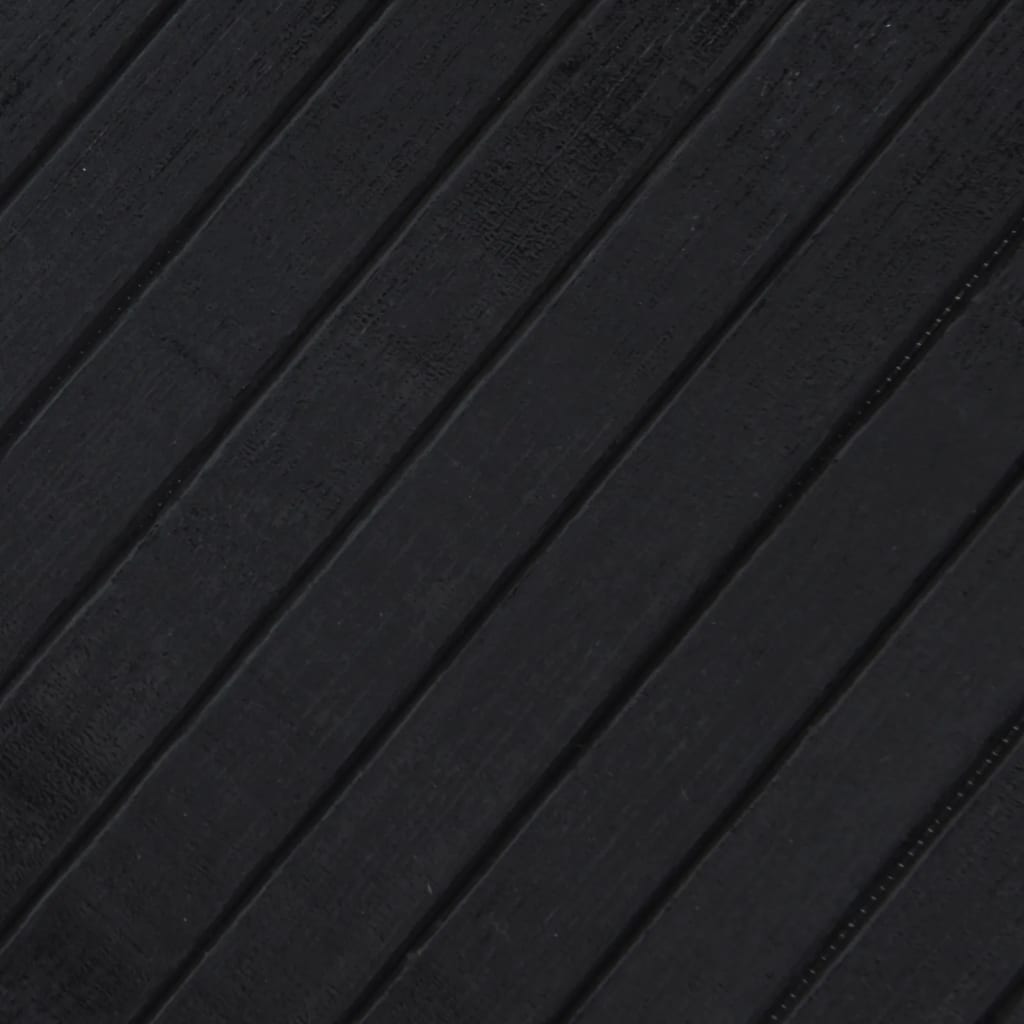 vidaXL Tapete retangular 100x1000 cm bambu preto | vidaXL.pt