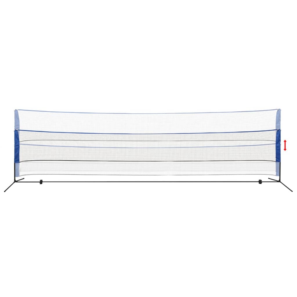vidaXL Rede de badminton com volantes 600x155 cm | vidaXL.pt